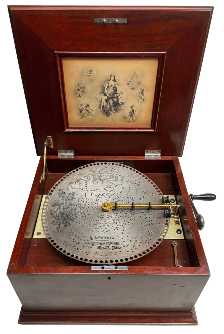 Regina disc music box
